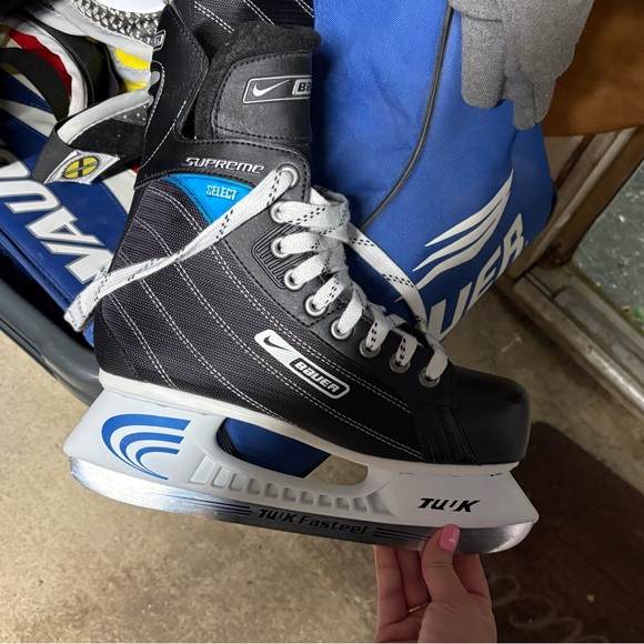 Bauer | Other | Bauer Supreme Select Black Ice Hockey Skates With Tuuk ...